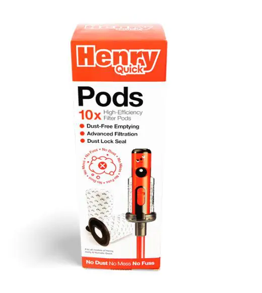 Numatic Quick Pods in box | 915744 | Vacuum filter bags