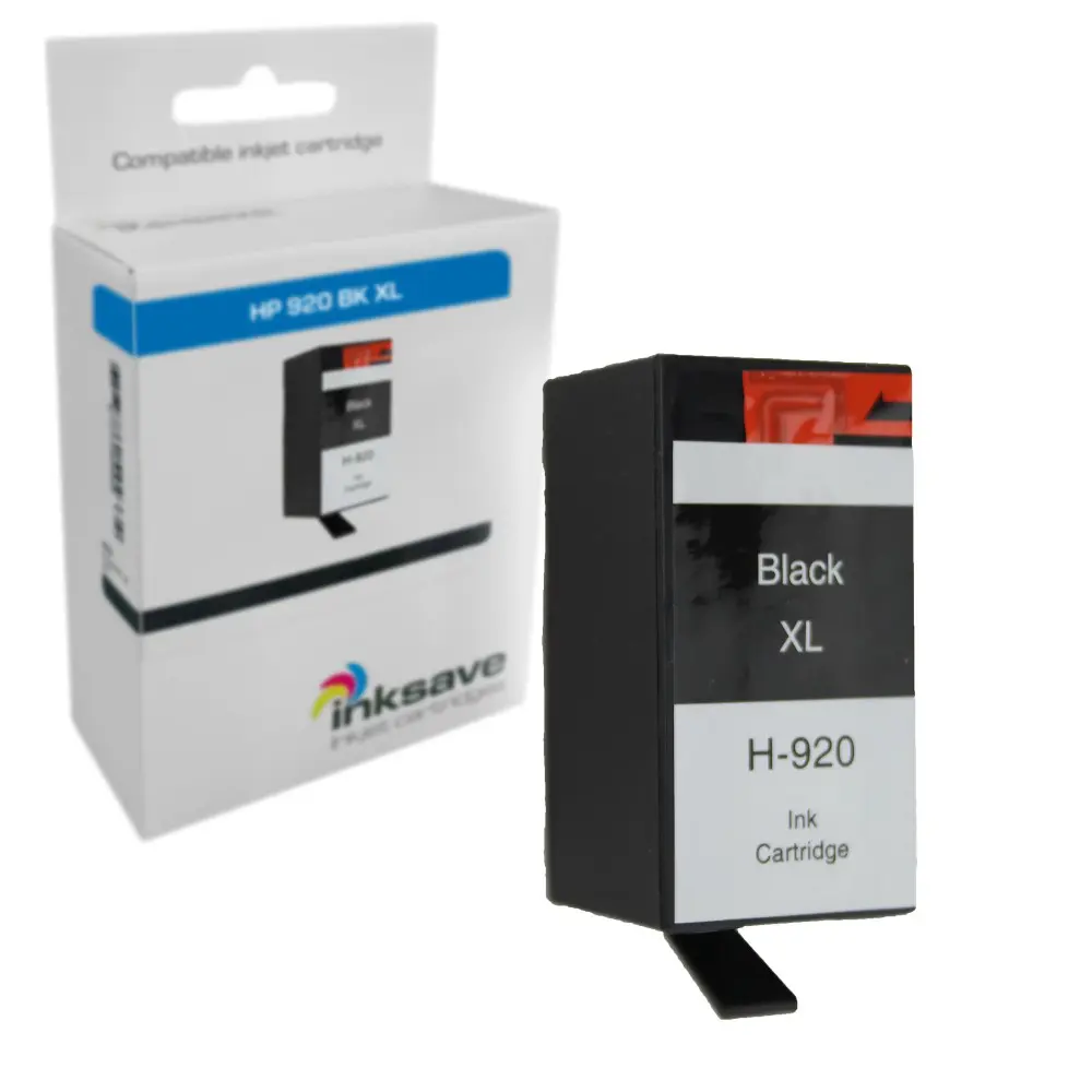 Inksave vervanging voor HP 920 BK XL | CD975AE | Inkt